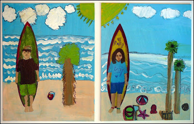 MagicMarkingsArt an artful blog about color and whimsy: Surfing Art ...