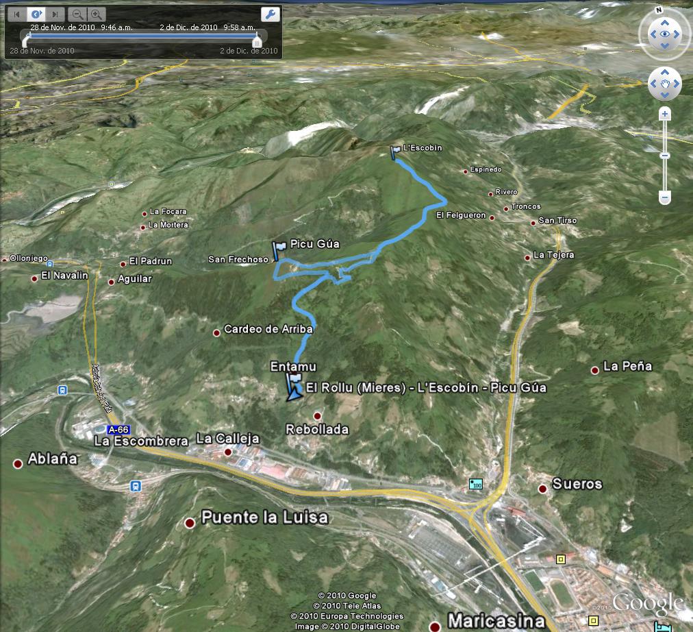 Camudando'l camín: El Rollu (Mieres) - L'Escobín - Picu Gúa