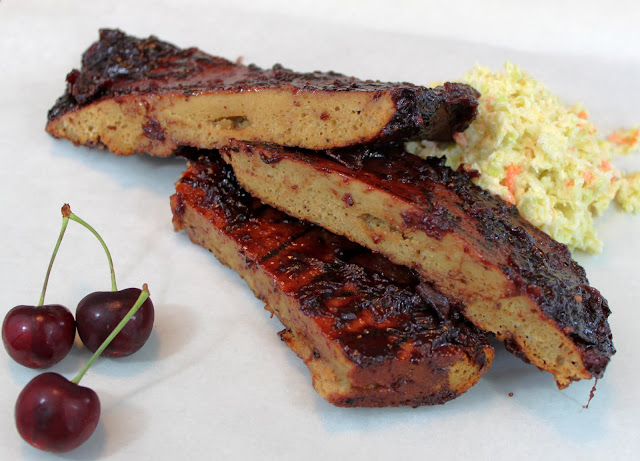 Zsu's Vegan Pantry: FNF - spicy cherry seitan