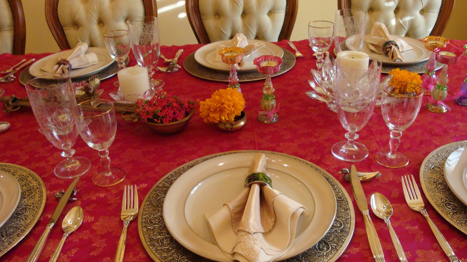 Entertaining From an Ethnic Indian Kitchen: My Deepawali Table