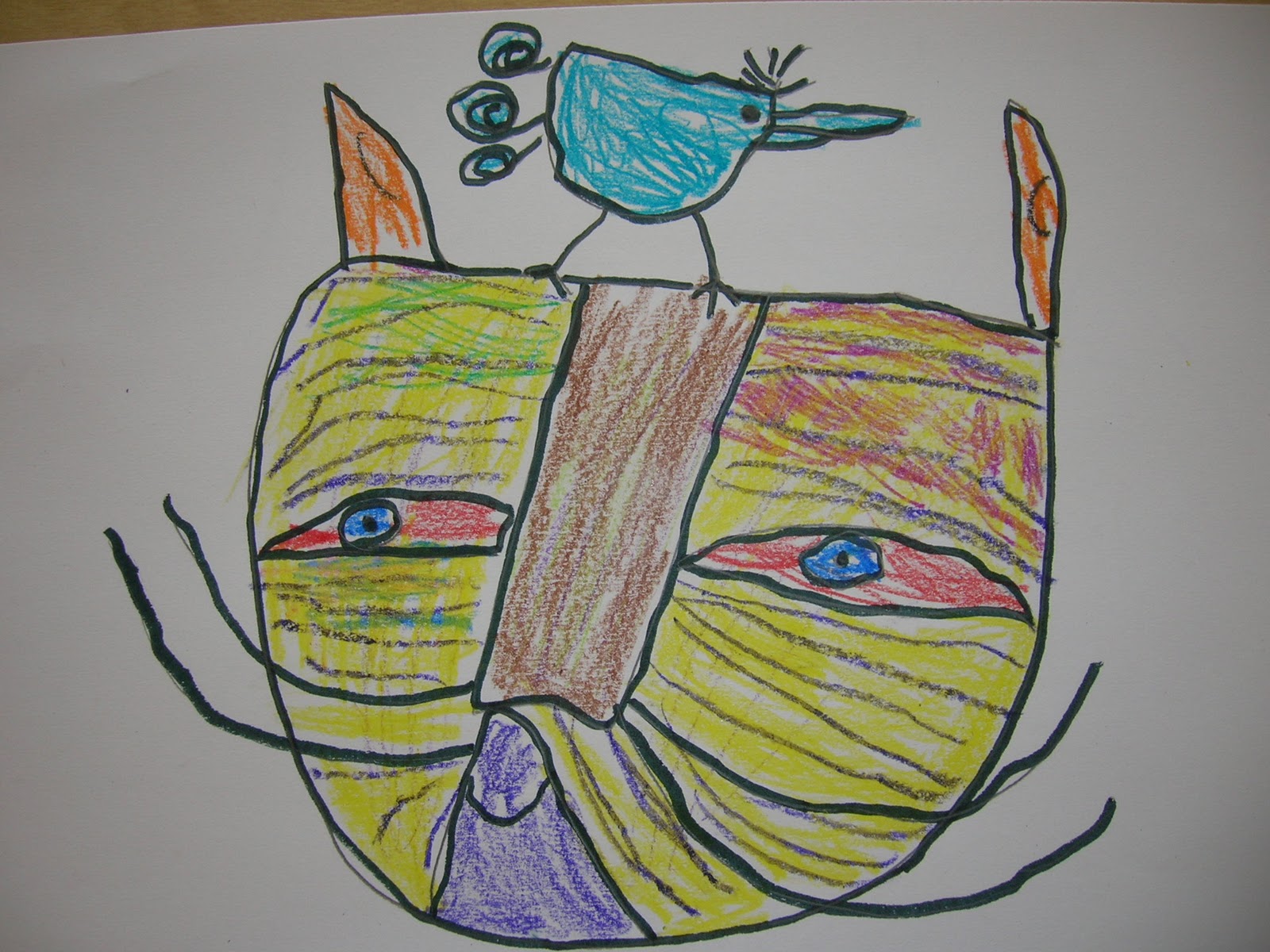 The Elementary Art Room!: Paul Klee Cat and Bird