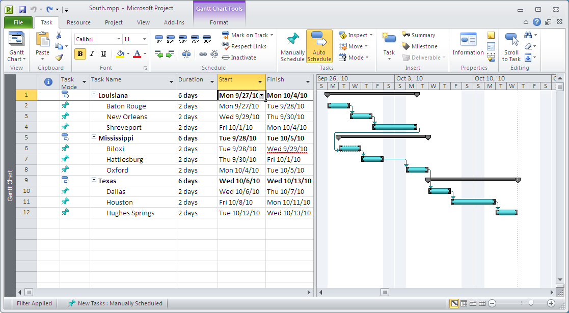 IntelliGantt: Publish MS Project 2010 Tasks to SharePoint 2007