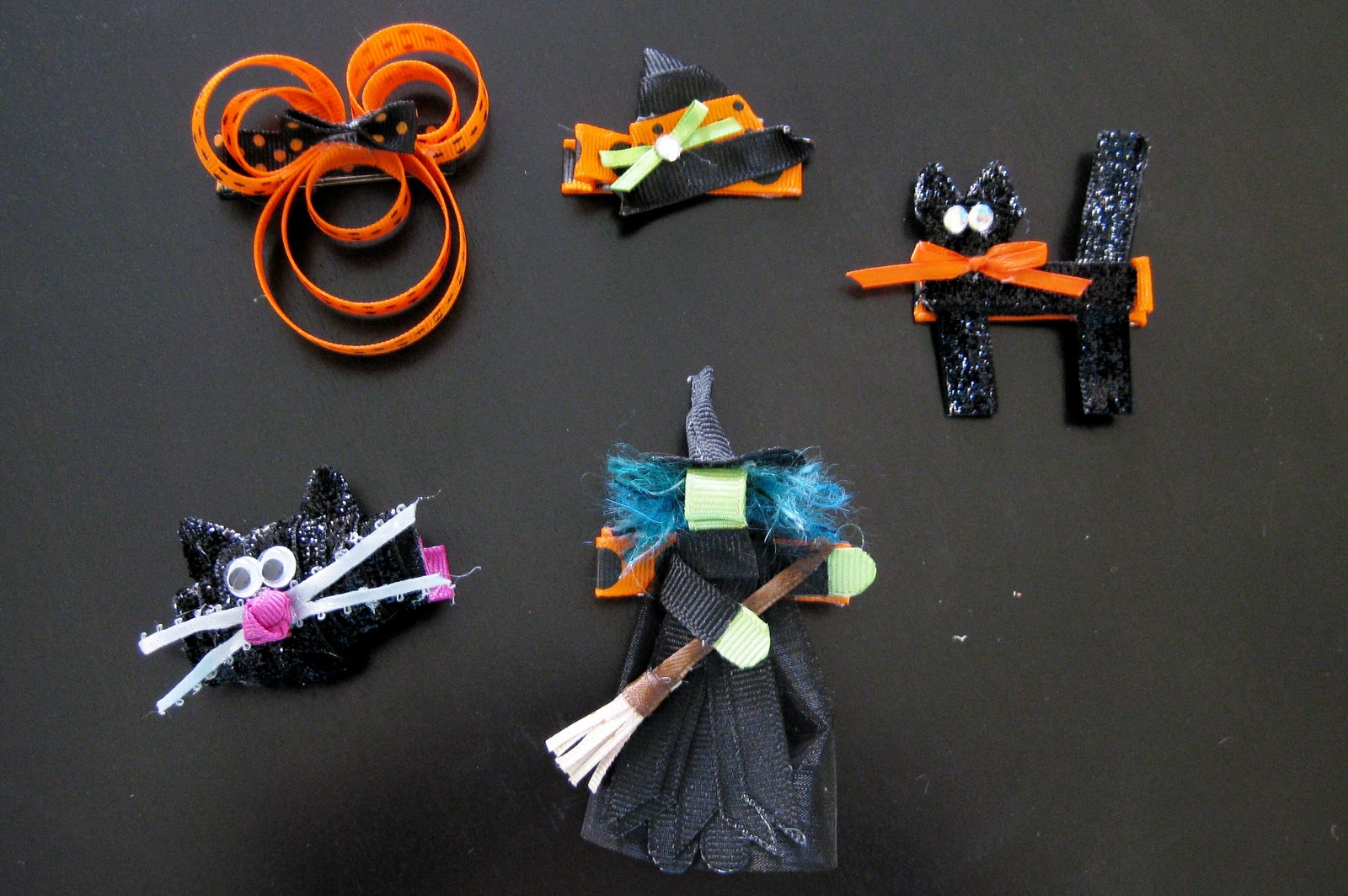 Princess Piggies: Halloween Hairdos: Spooky Clips