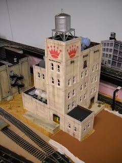 HO scale brewery detailing