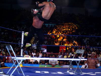 FUNCION DE QUERETARO AAA: LOS MEXICAN POWERS (JOE LIDER, CRAZY BOY Y ...