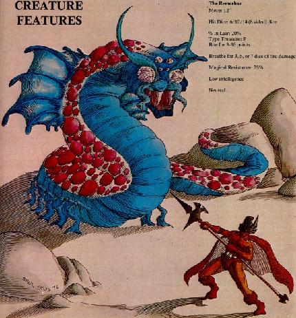 A Paladin In Citadel: The Original Erol Otus Remorhaz