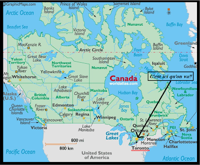 Destination-Toronto: Mais où se situe Toronto??
