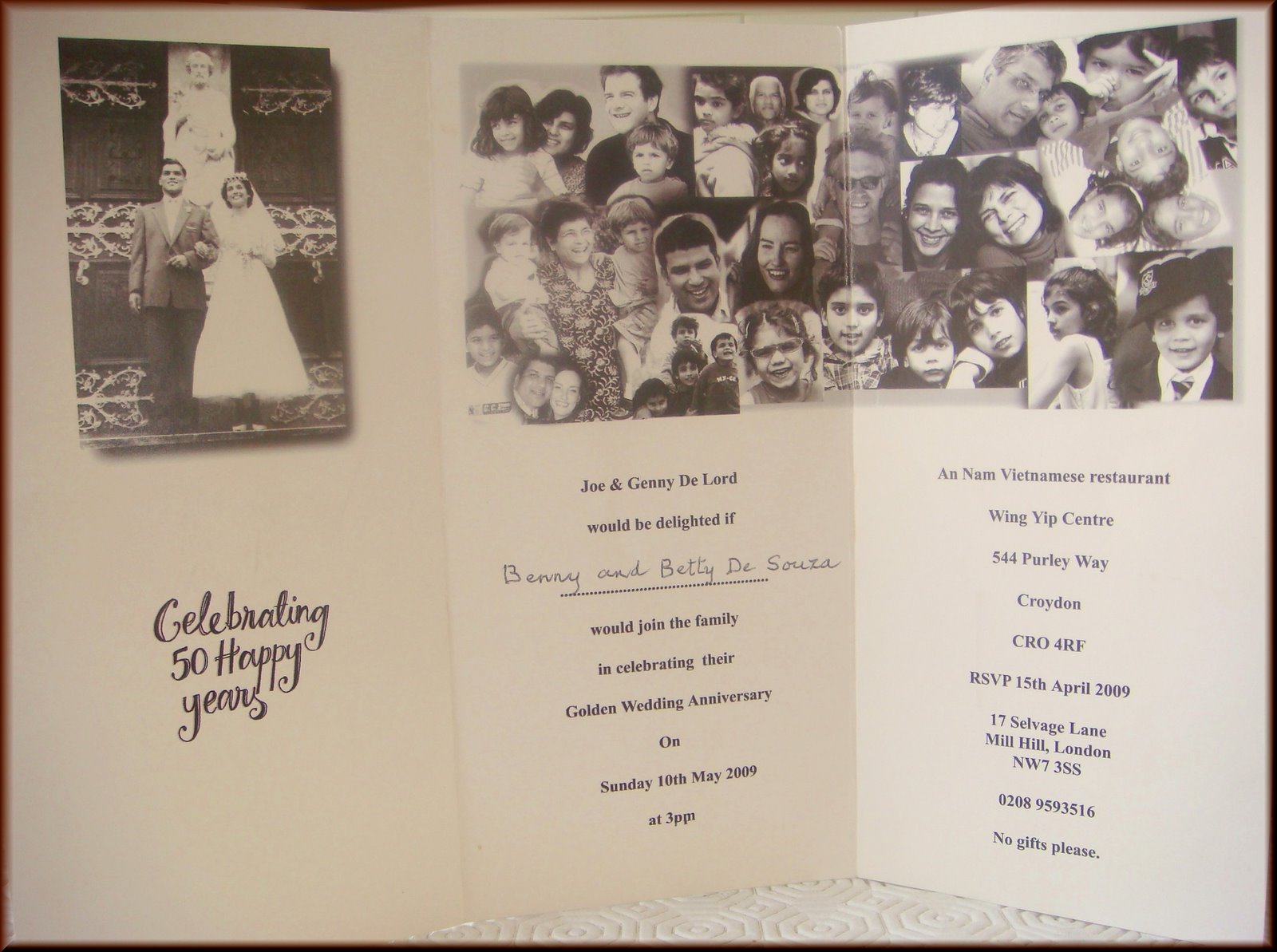 Joe & Genny's 65th Wedding Anniversary