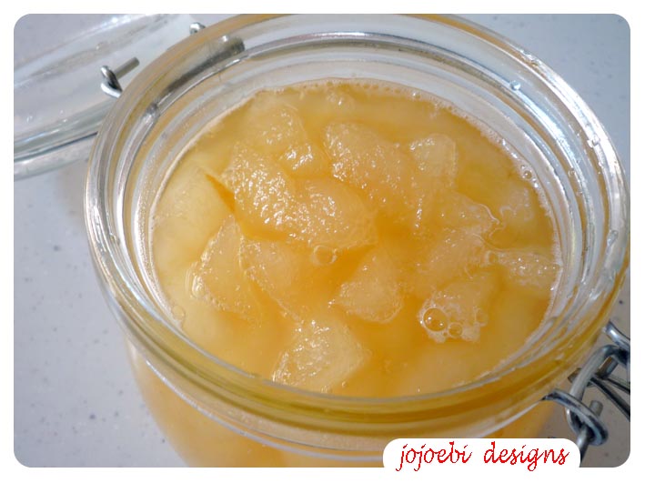 jojoebi designs: Nashi jam - recipe