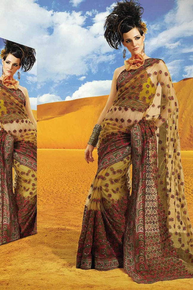 Desi Girls Fashion, Entertainment, Gossips: Beautiful Saree Designs ...