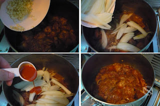 dailydelicious: Pork spare ribs braised in coconut (Suon ram man)