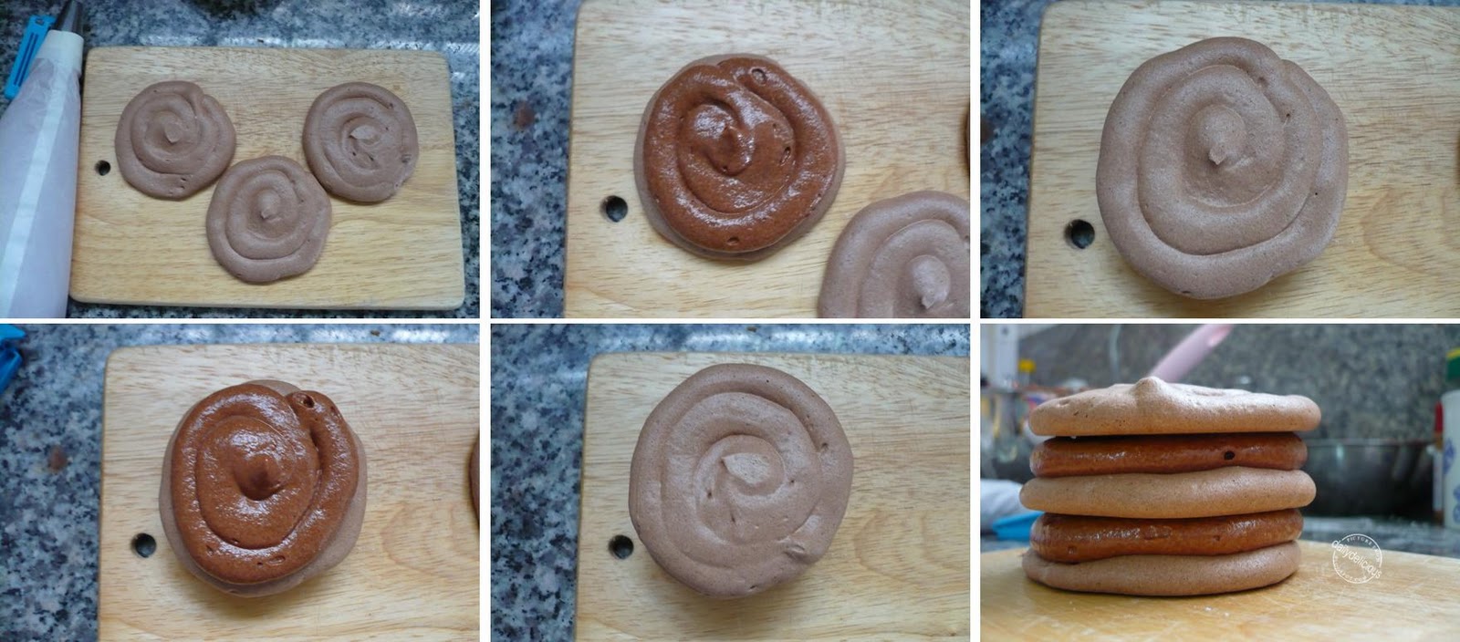 dailydelicious: Concorde Cake: Chocolate mousse and meringue cake, to ...