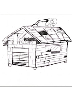 Neil designs: Shack Drawing