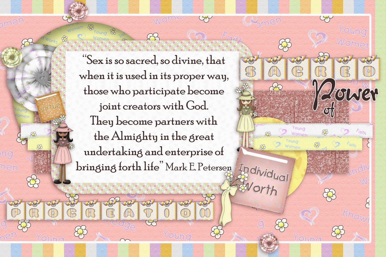 Steadfast and Immovable: The Sacred Powers of Procreation Handout Freebie!