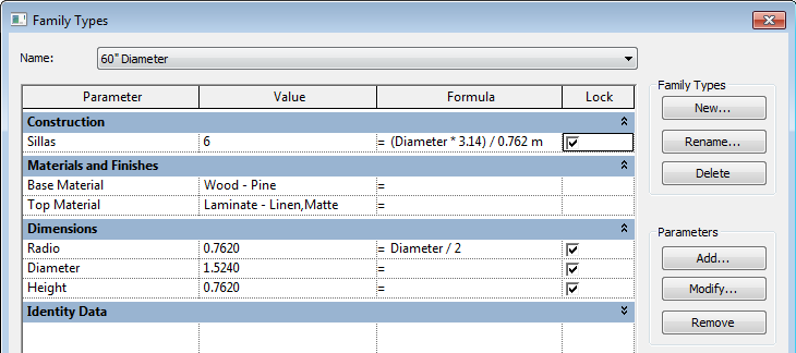 Lucrecia Real: Revit - Parámetro Array Radial