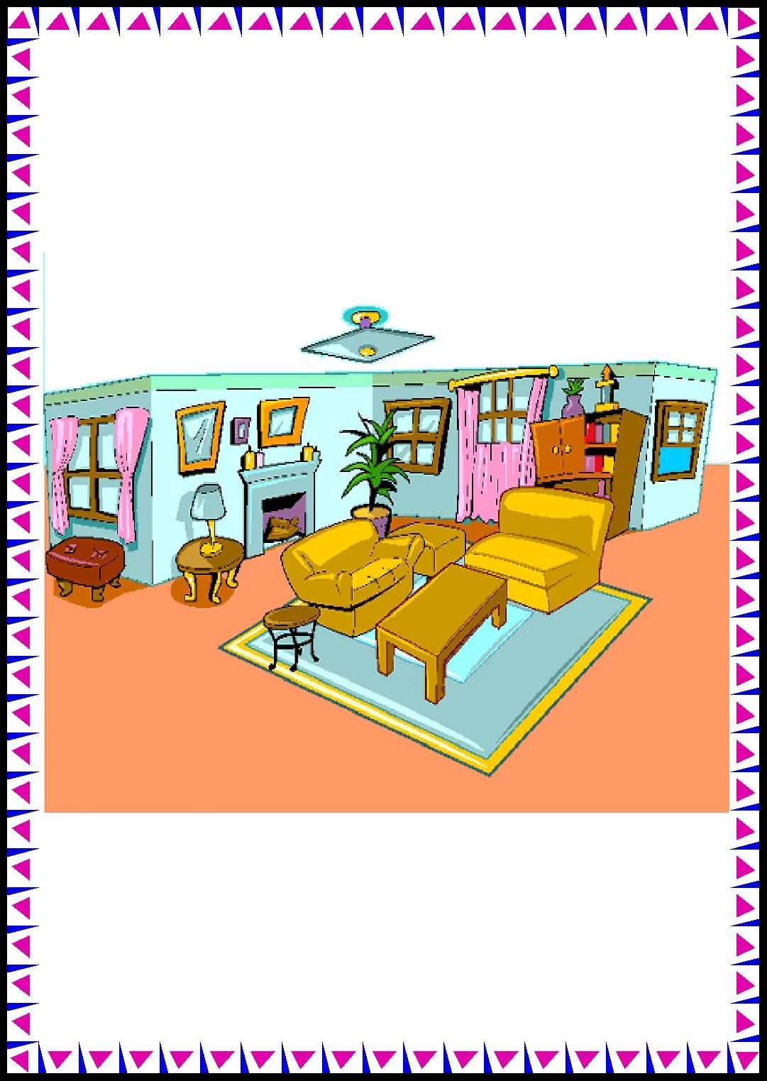 LOS TESOROS DE MI BAULITO: JUEGO DE LA CASA Y SUS HABITACIONES