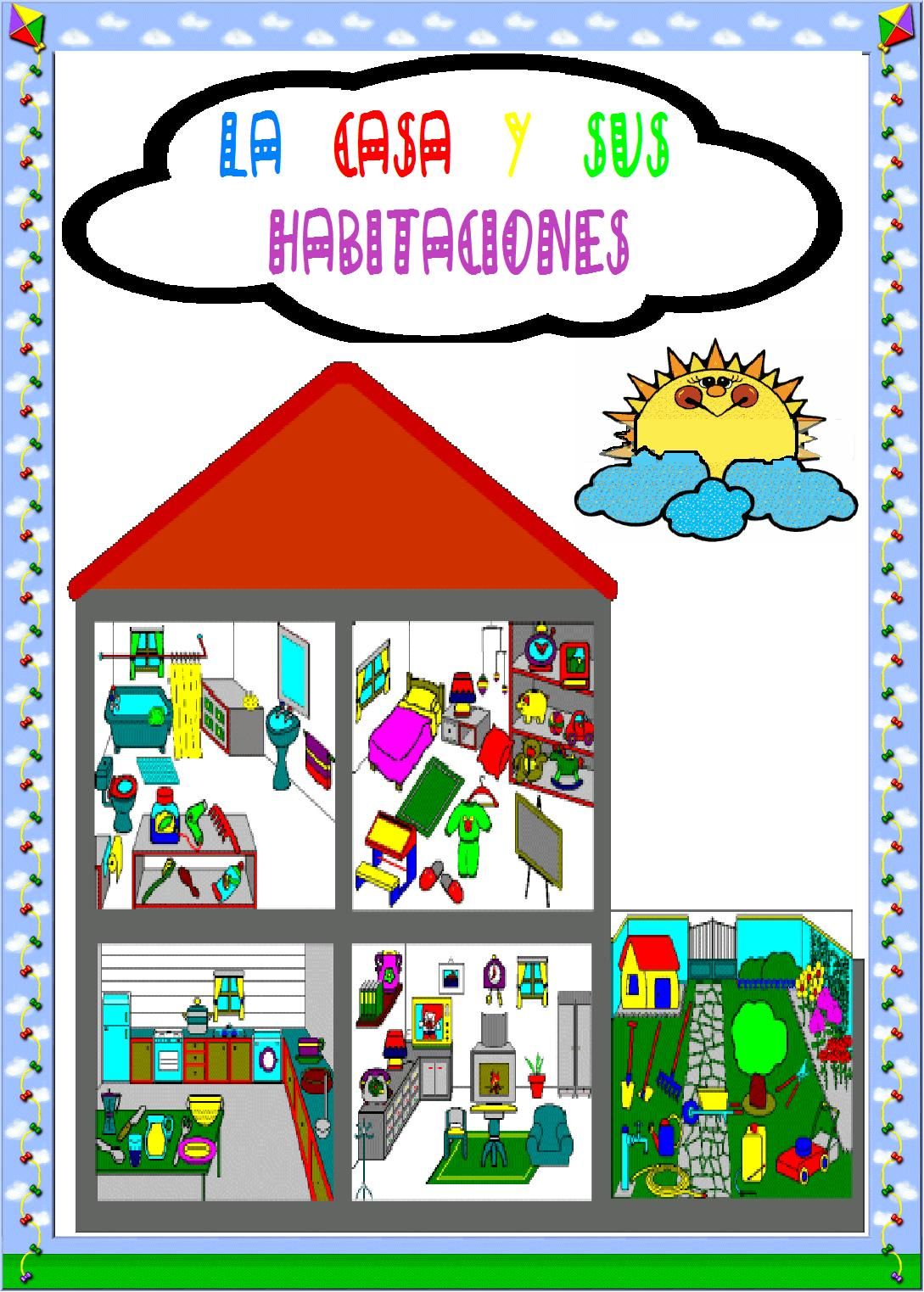 LOS TESOROS DE MI BAULITO: JUEGO DE LA CASA Y SUS HABITACIONES