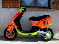 moto-scooter: zip malossi"90"