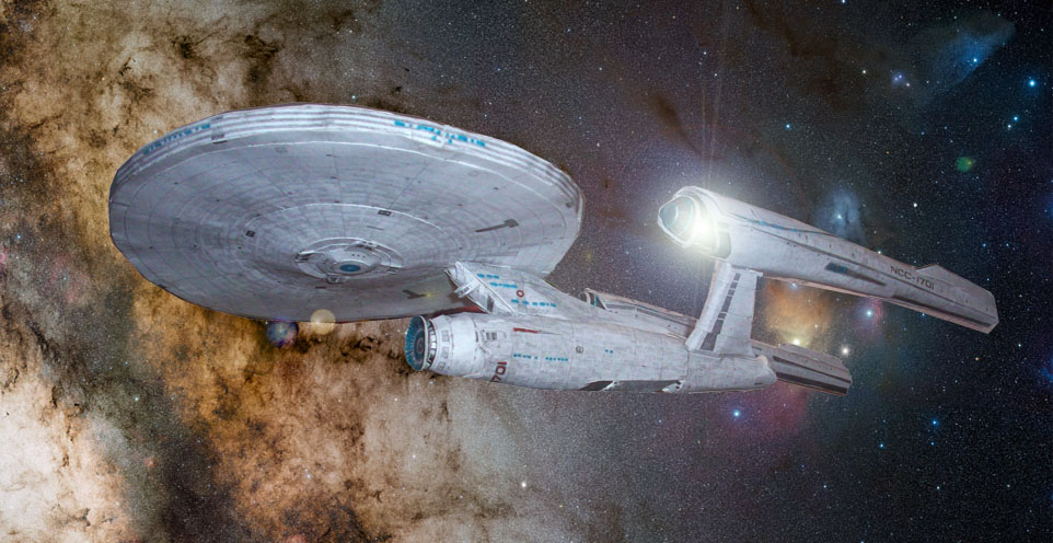 Infobservador: Modelo de la Enterprise en papel