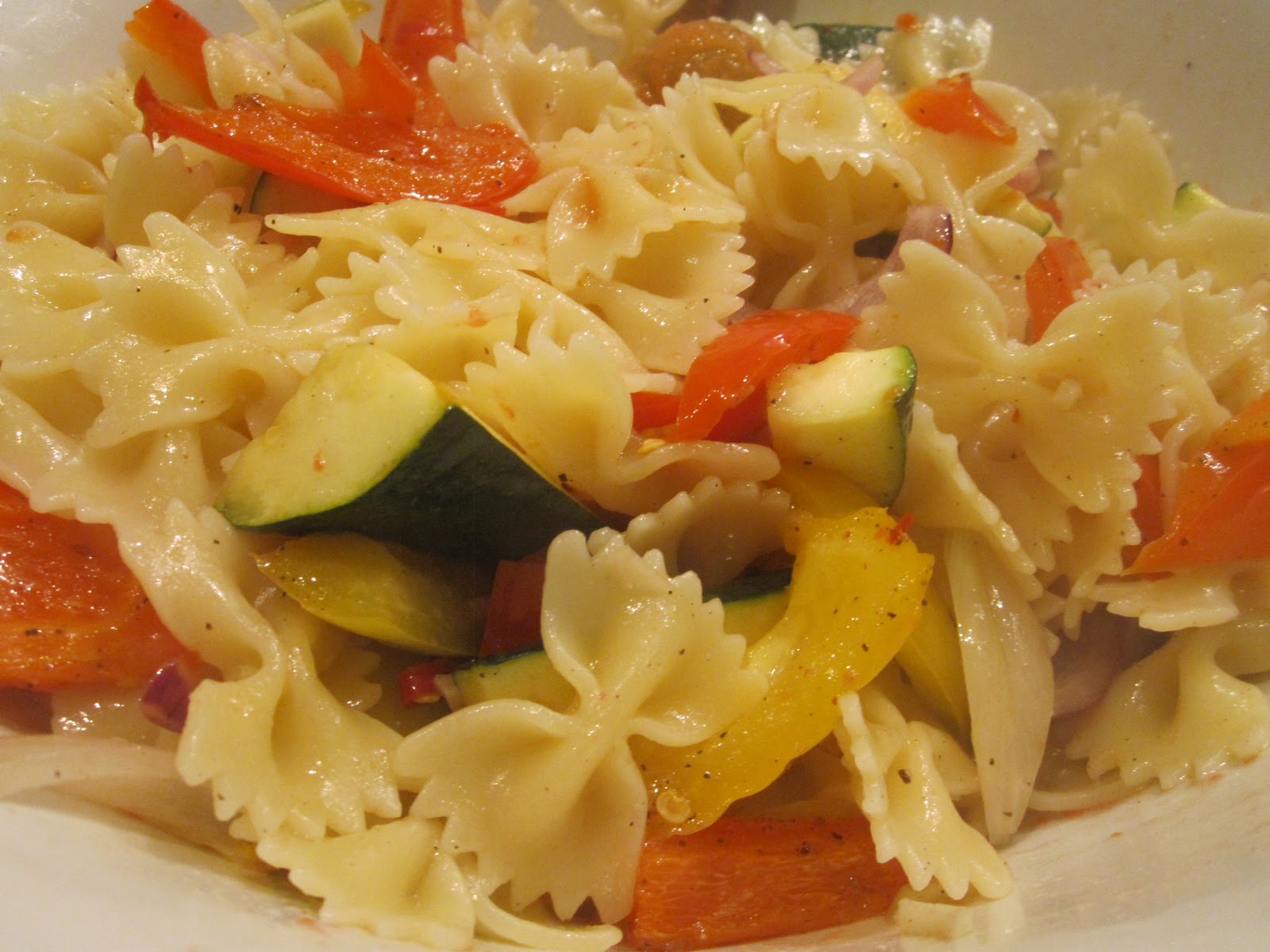 Food Devil: Roasted Vegetable Pasta