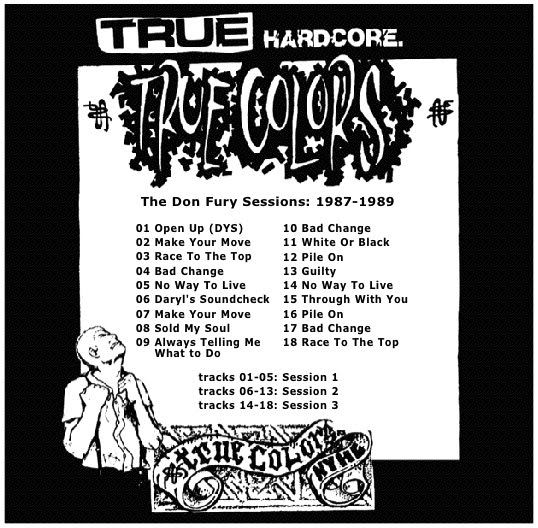 Blogged and Quartered: True Colors (NYC) - 1987-1989 Don Fury Sessions