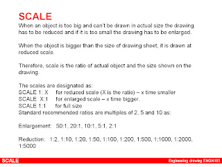 Engineering Drawing 2009: Dimension and Scale
