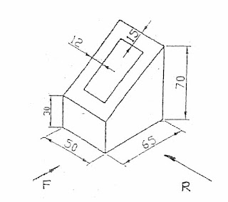 Engineering Drawing 2009: 10-Orthographic Projection Exercise