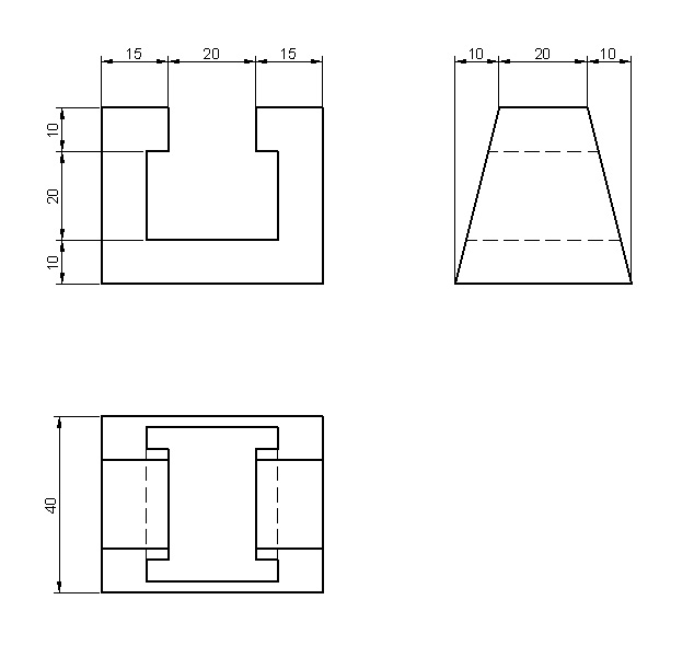 Engineering Drawing 2009: Isometric Drawing Asignment 1 - 4
