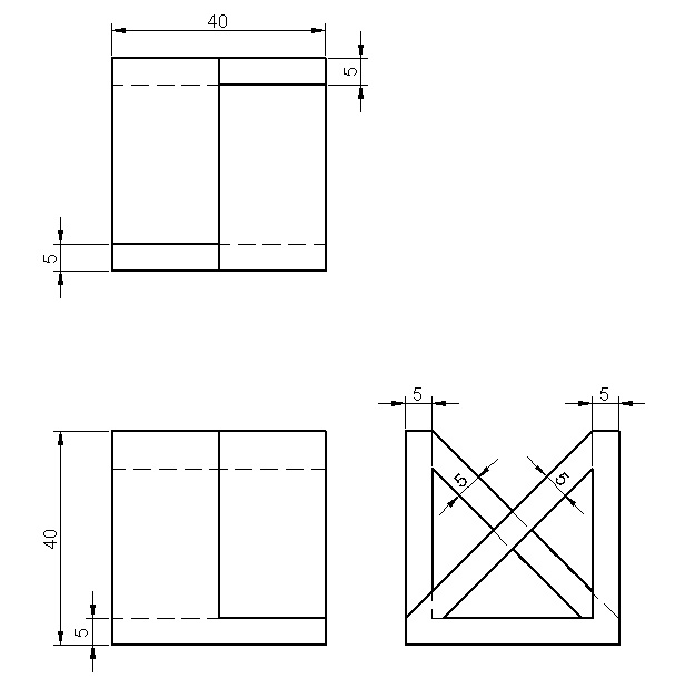 Engineering Drawing 2009: Isometric Drawing Asignment 1 - 4