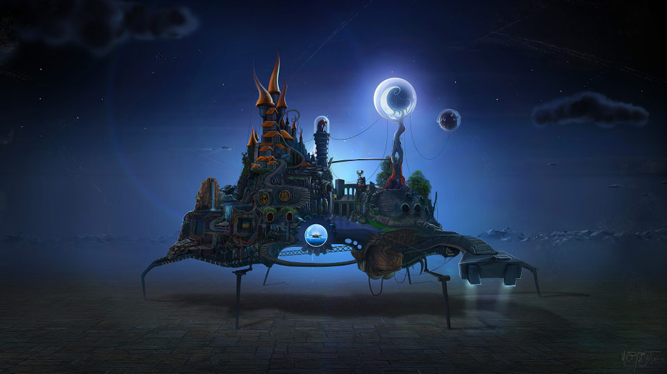 Arte surrealista de David Fuher - Tudo de Bom