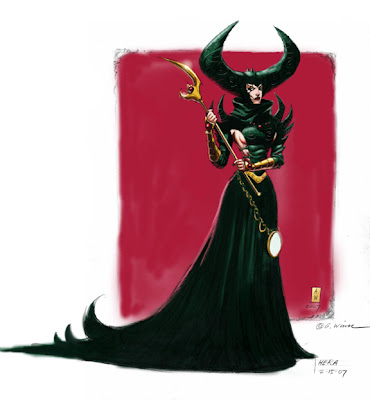 Anthony Winn Art (Sci Fi Greek Mythology): Hera... the Jealous Queen!