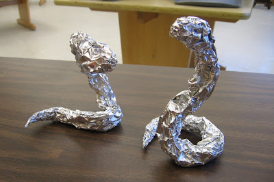 Copperheart: Art Activity: Snake Sculptures
