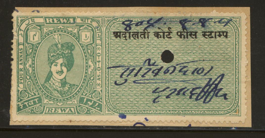 Heritage of Indian stamps site: Indian Princely State Rewa Fiscal Court ...