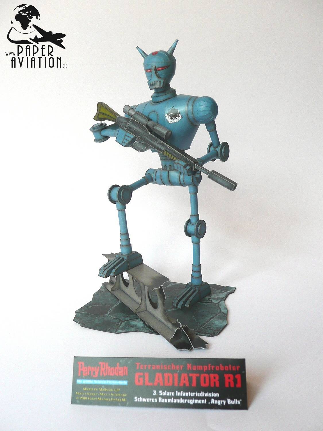 Kartonbau und Papiermodelle: Perry Rhodan - Kampfroboter Gladiator R1