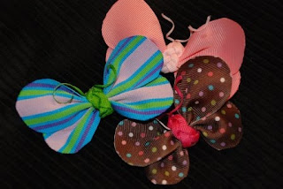 Uniquely U boutique: New! Winged Butterfly Hair Bows