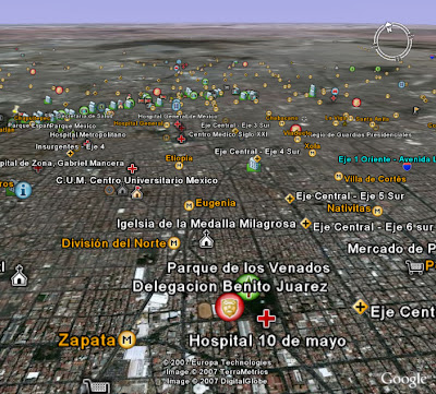 Google Earth: Ciudad de México