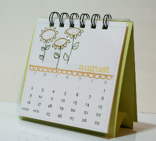 The Stamping Shac: Calendar Stand How-To