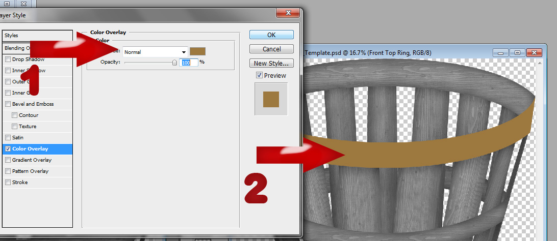 Just Creations Tutorials: How to Recolor an Element (Shading & make it ...