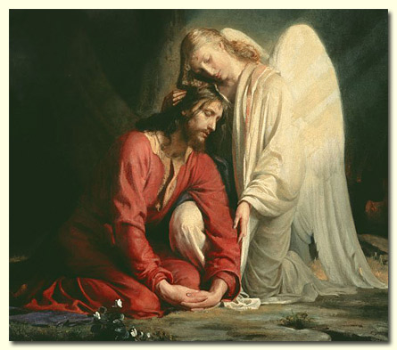 The River of Life.: angel ministering