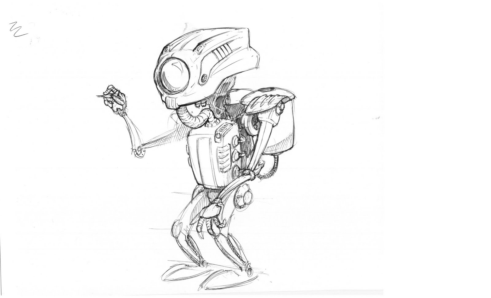 Randy Terpstra's Design Stuff: Bot Sketches