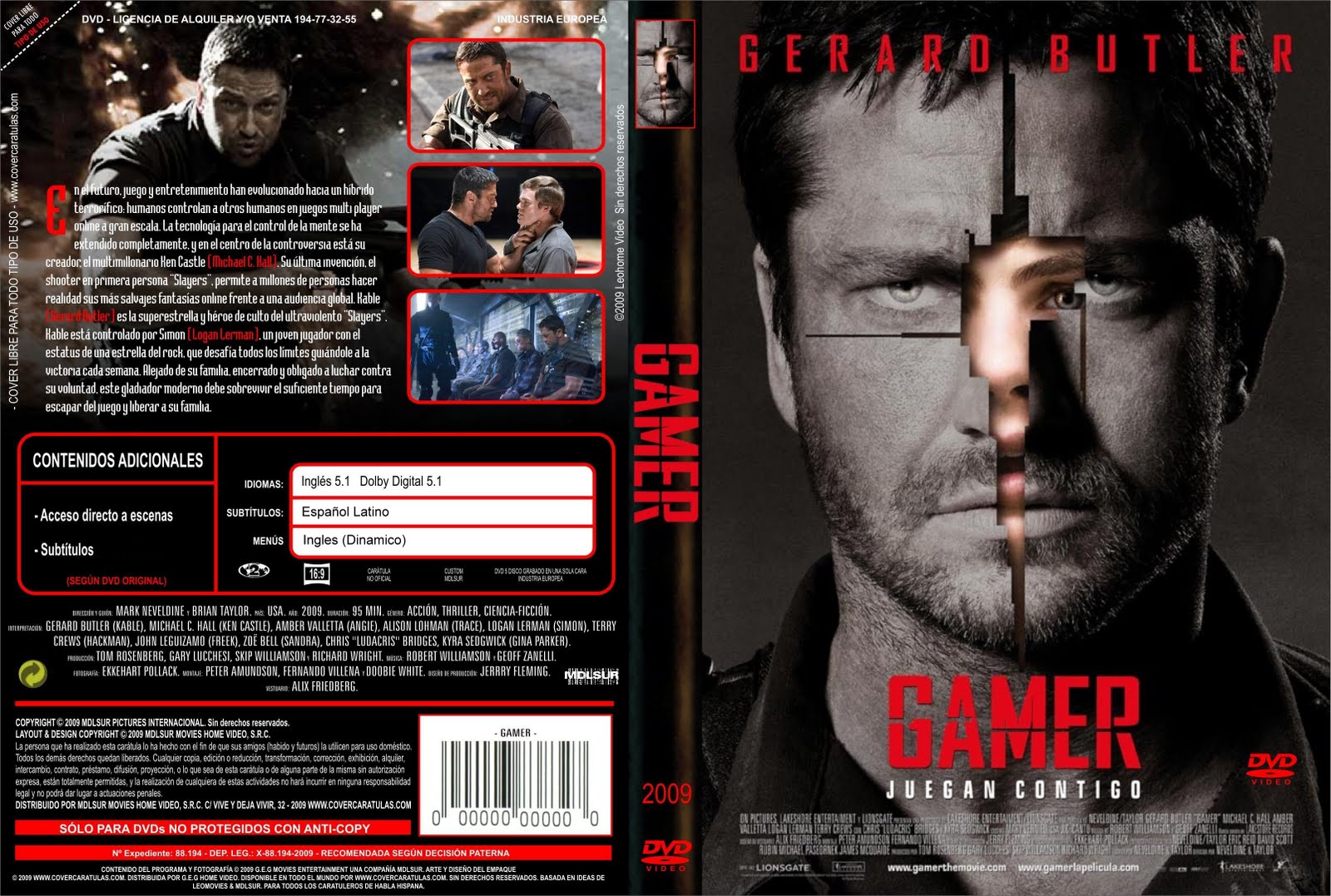 MOVIES Y MUCHO MAS!!: Gamer (2009)