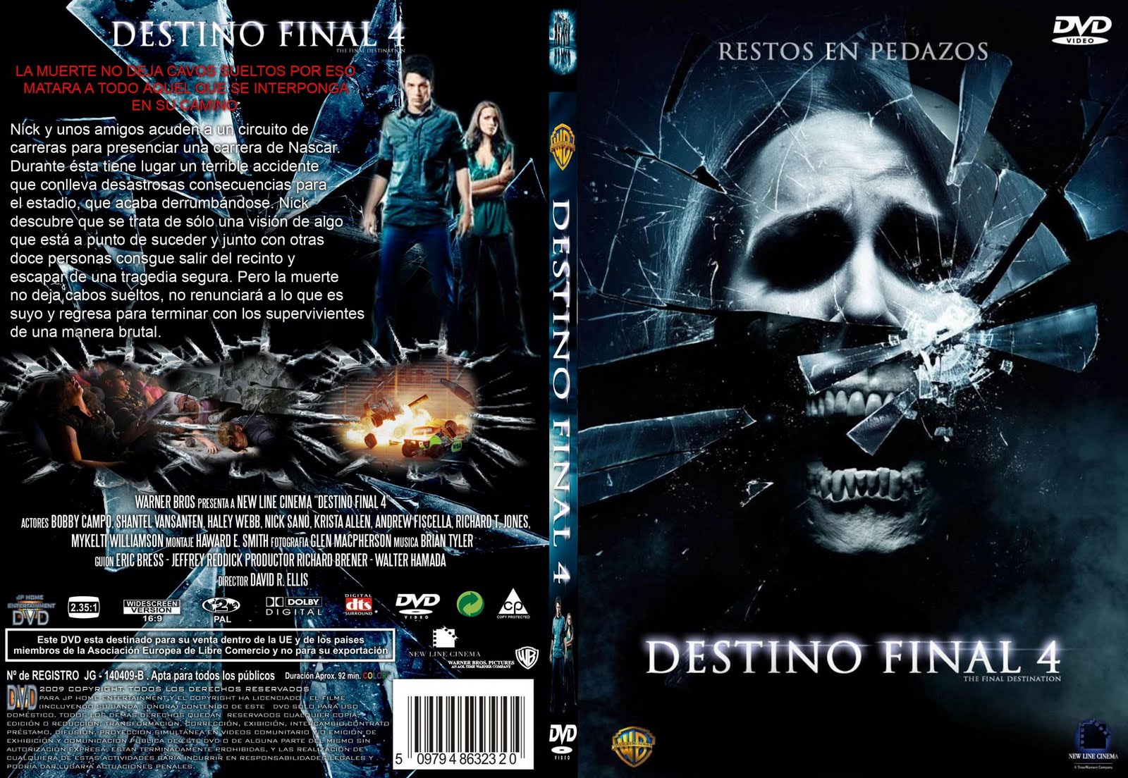 MOVIES Y MUCHO MAS!!: Destino Final 4 (The Final Destination 4) (2009)