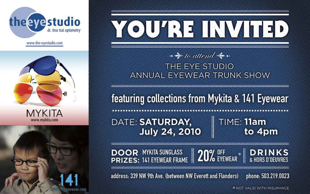 The Eye Studio: Annual Trunk Show!