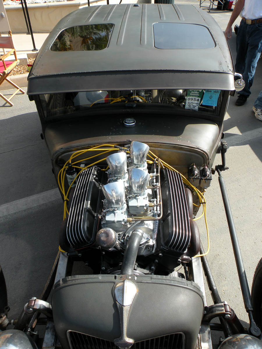 Just A Car Guy: Ricky Bobbys Rod Shop rat rod Frankenstein. I dig it ...