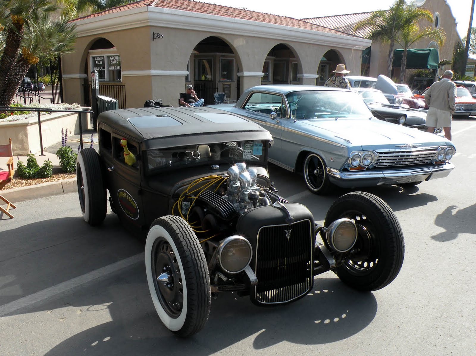 Just A Car Guy: Ricky Bobbys Rod Shop rat rod Frankenstein. I dig it ...