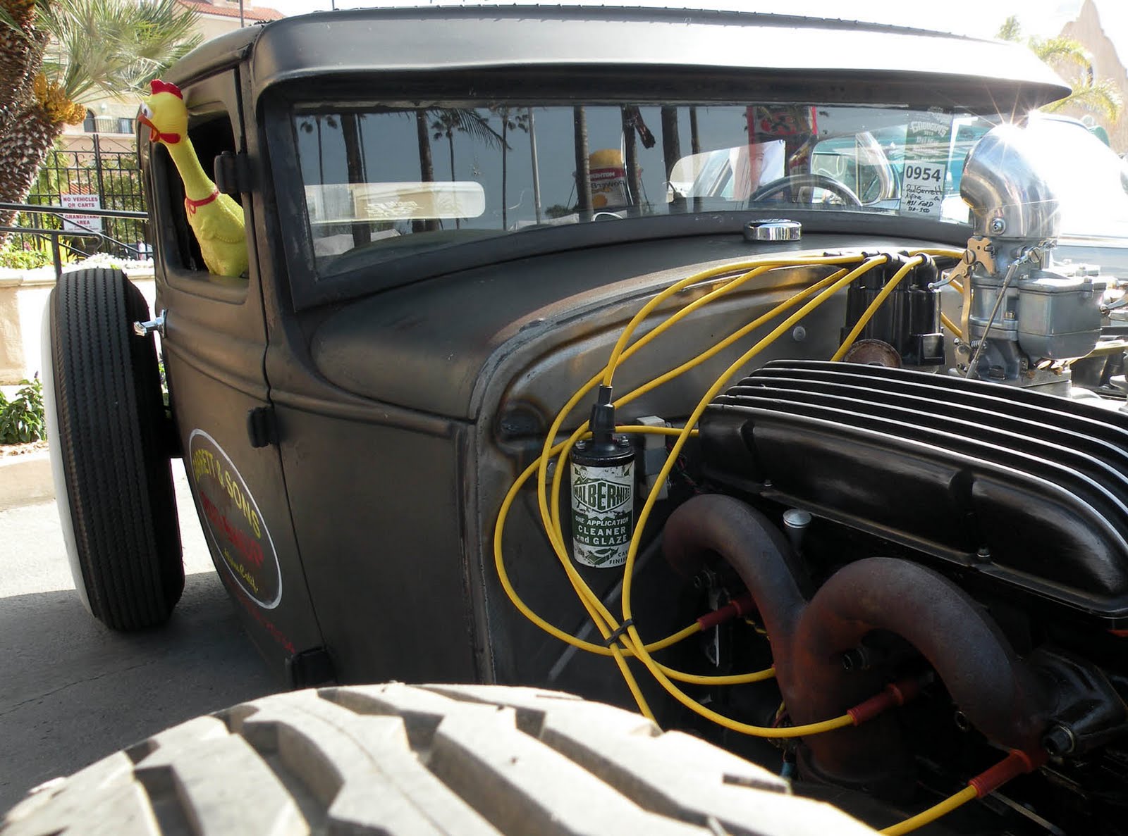 Just A Car Guy: Ricky Bobbys Rod Shop rat rod Frankenstein. I dig it ...