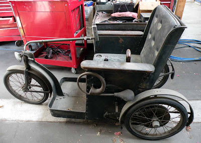 Just A Car Guy: 1933 Custer chair update, Briggs and Stratton powered