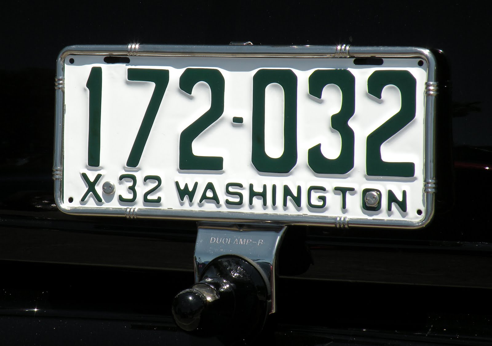 Just A Car Guy: A variety of cool old license plates at the LA Roadster ...