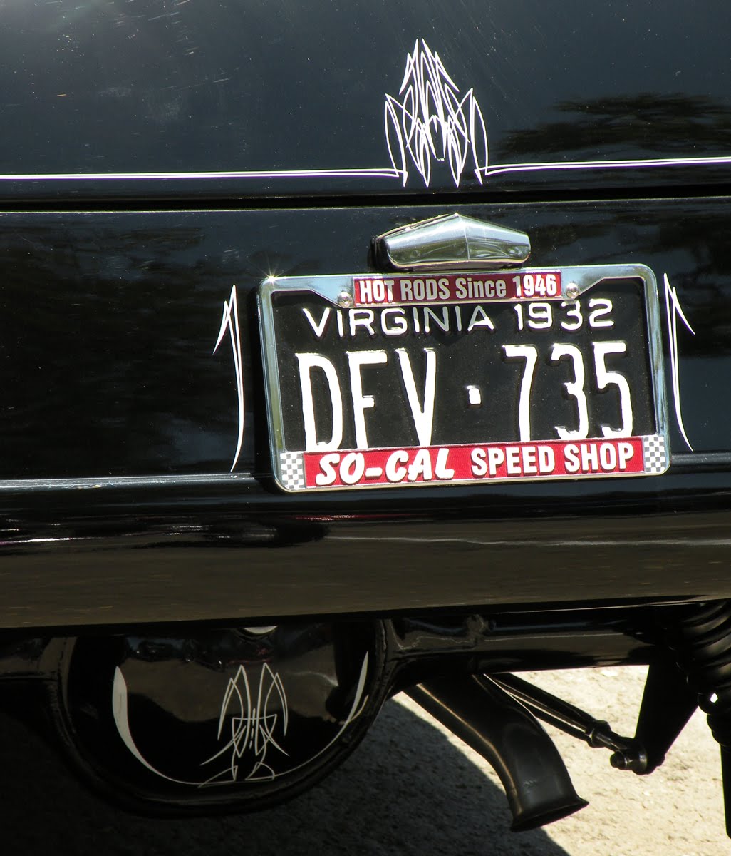Just A Car Guy: A variety of cool old license plates at the LA Roadster ...