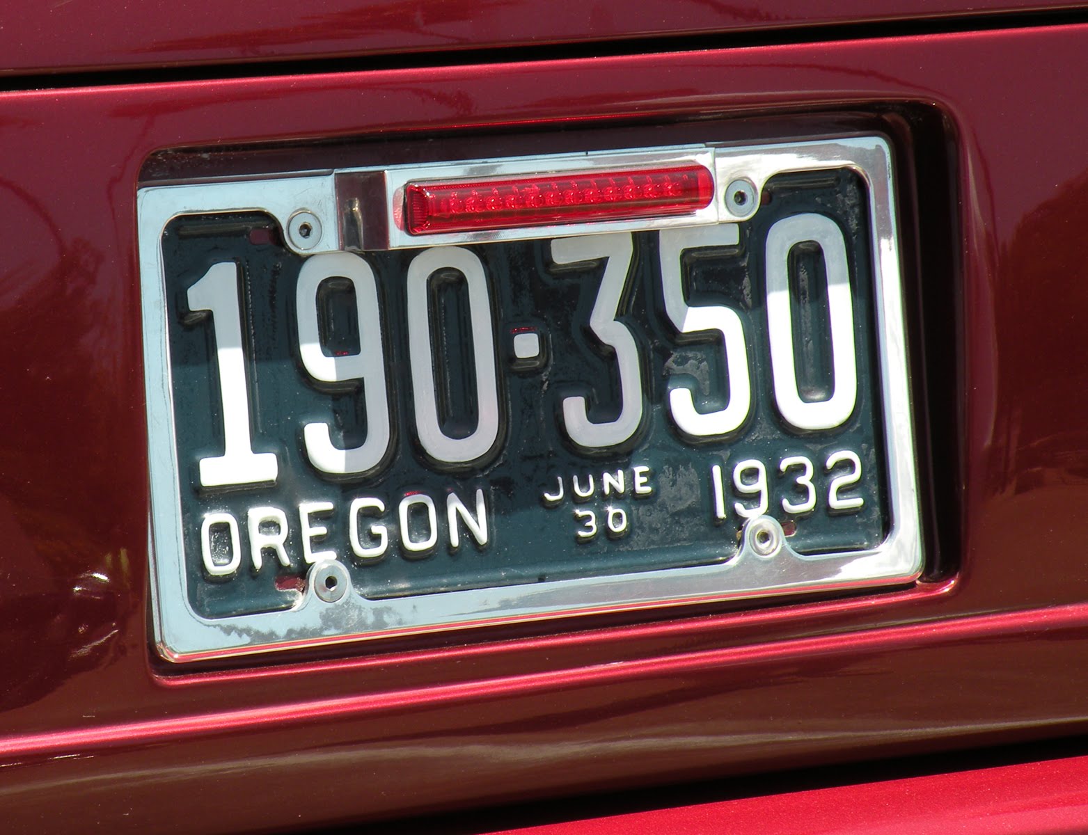 Just A Car Guy: A variety of cool old license plates at the LA Roadster ...